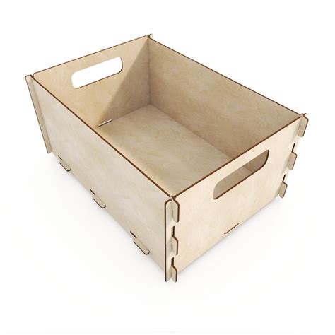 Storage Box Cnc Vector Model Files Dxf Svg Cdr Pdf Vector Etsy