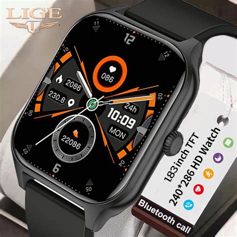 Jual LIGE Jam Tangan Pintar Baru Wanita Layar HD 1 83 Inci Panggilan