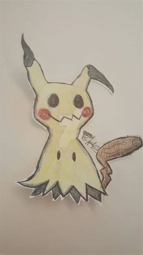 Mimikyu Cut Out To Be Laminated By Fizziepie On Deviantart