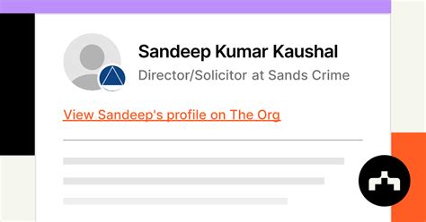 Sandeep Kumar Kaushal Directorsolicitor At Sands Crime The Org