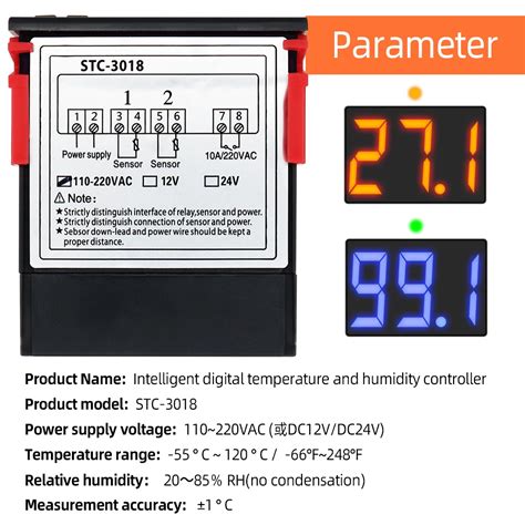 Thermomètre Thermostat régulateur de température numérique