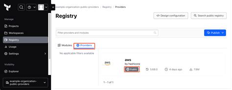Public Providers In Terraform Cloudenterprise Private Registry Hashicorp Help Center