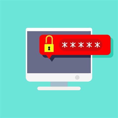 Pc Computer Password Communication Vector Symbol Screen Sign Internet