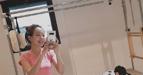 엄마 껌딱지소유진 태권보이 아들과 운동 인증샷
