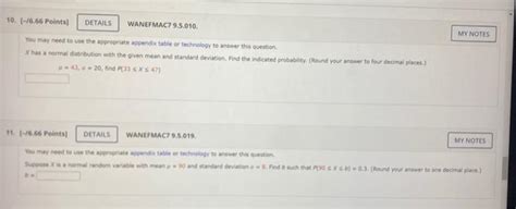 Solved Vou May Need To Use The Appropriate Appendoc Table Or Chegg