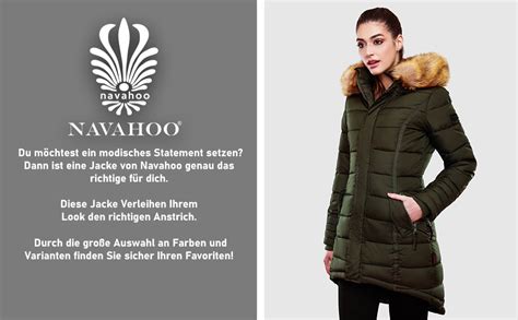 Navahoo Papaya Damen Winter Jacke Steppjacke Mantel Parka Gesteppt Warm B Amazon De Fashion