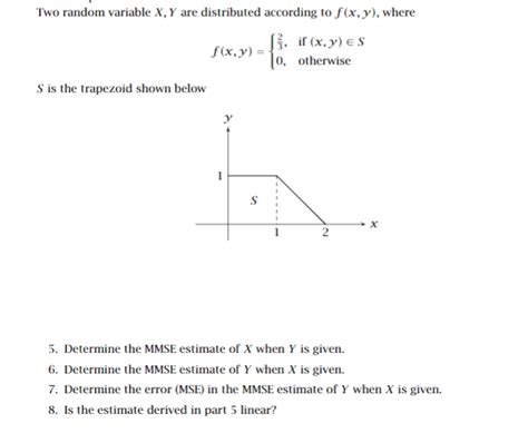 solved two random variable x y are distributed according to