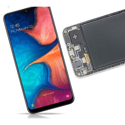 Tela Frontal Display Lcd Touch Galaxy A20 A205 Com Aro Oled Shopee Brasil