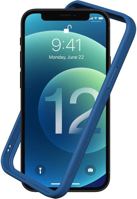 RhinoShield CrashGuard NX Apple IPhone 12 Pro Max Hoesje Bumper Blauw