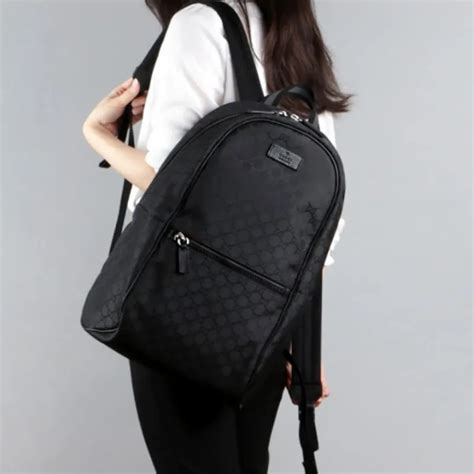 Gucci Slim Backpack Gg Black Poizon