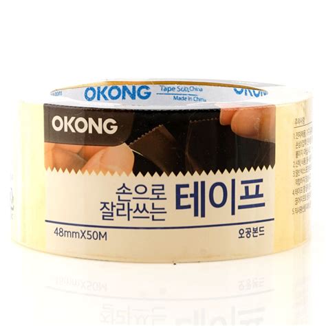가위 필요없는 손으로 잘라쓰는 테이프 48mm X 50m 홈플러스 택배배송