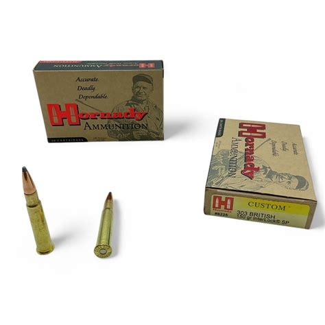 Hornady Custom 303 British 150 Grain Interlock Sp Ammunition 40 Rounds