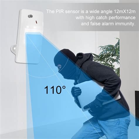 Wired Pir Motion Sensor Wide Angle Passive Infrare Grandado