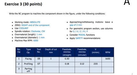Exercise 3 30 Points A A Write The Nc Program To