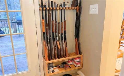 Diy Gun Rack Step By Step Guide
