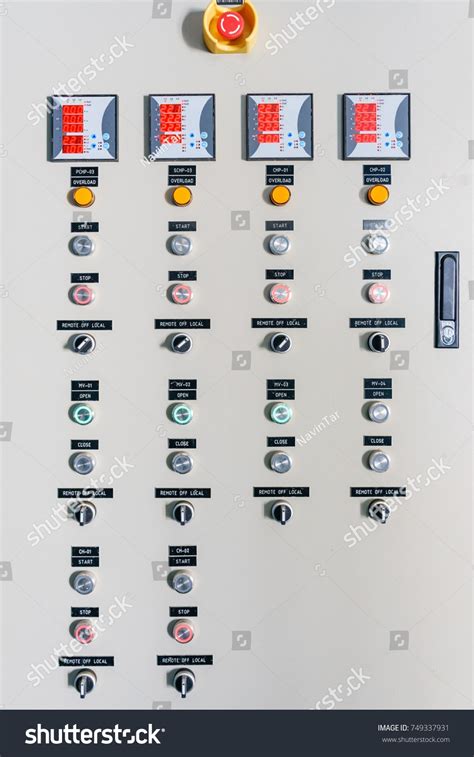 Technical Display On Control Panel Electrical Stock Photo Shutterstock