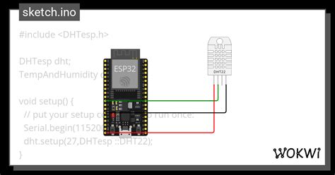 Temperature Sensor Wokwi Esp32 Stm32 Arduino Simulator