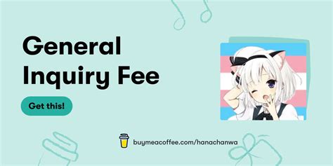 General Inquiry Fee Buymeacoffee