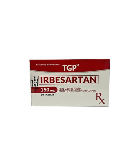 Rx Tgp Irbesartan 150mg Tablet