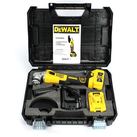 Акумуляторна болгарка DeWalt DCG409P2 (36V, 6AH) з регулятором, АКБ УШМ ...