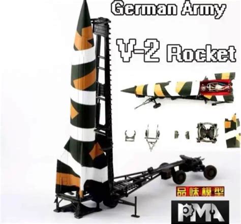 B）pma製 WwⅡ ドイツ軍v2ロケット 弾道ミサイル 172 完成品模型 その他