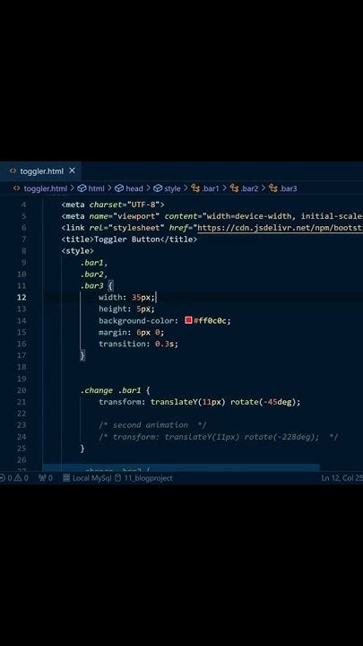 🚨🔥animated 🍔 Menu Icon 💡💻 Super Quick Hack 🚀🎯 Webdesign Csstricks Shorts Webdevtutorial