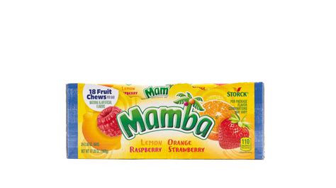 Mamba Fruit Flavor Chew Candy Bar Bulk Box 280 Oz 24 Ct Vintage