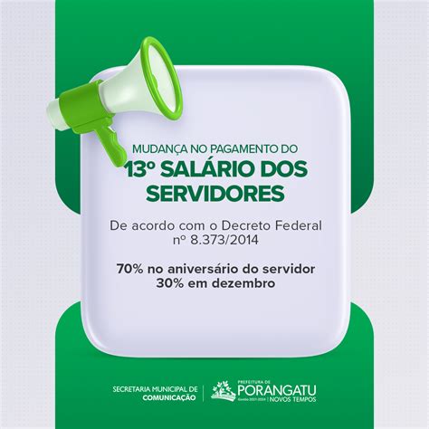 Prefeitura De Porangatu Faz MudanÇa No Pagamento Do 13° SalÁrio Dos