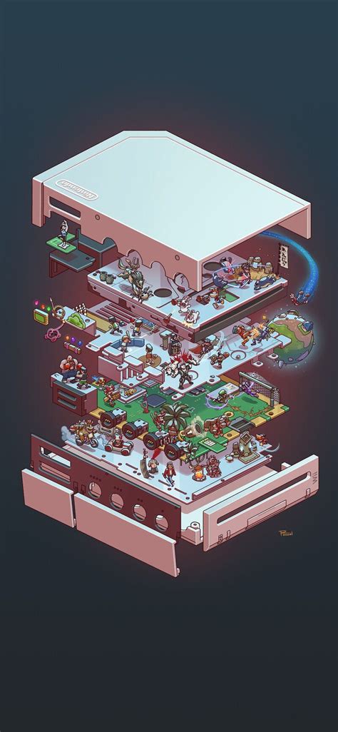 ArtStation Console Explosion Retro Games Wallpaper Retro Gaming