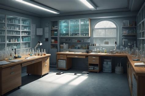 Premium Photo Engrossing Scene Corner Of Lab Dedicated To Forensics