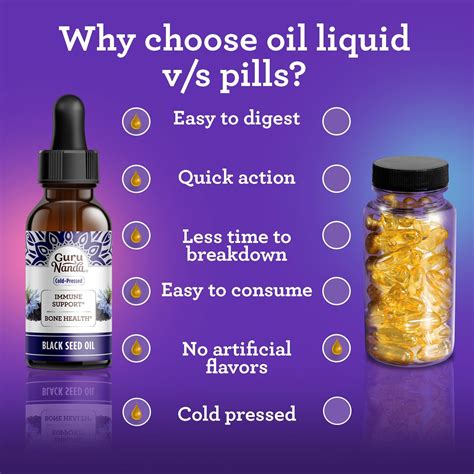 Gurunanda Cold Pressed Black Seed Oil Vitamin D3 K2 E And Mct Oil