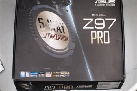 Asus Z97 Pro Lga 1150socket H3 Intel Motherboard Ddr3 3200 0c £83