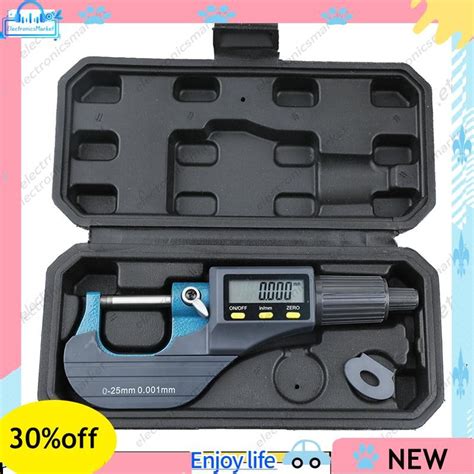 Micrômetro Digital Ferramentas De Medição Profissionais Em Polegadasmétricas Medidor De