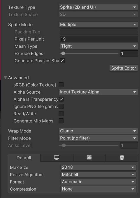 Unity Game Engine Why Does Pixel Art Asset Is Looking Over Compressed