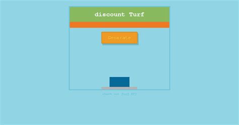 Discount Turf Codesandbox