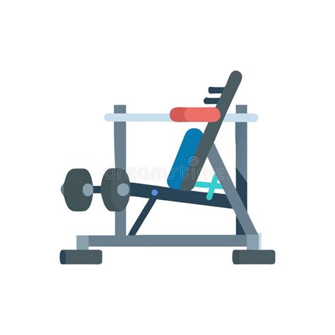 Effective Hack Squat Machine For Strength Training Stock Illustration Illustration Of