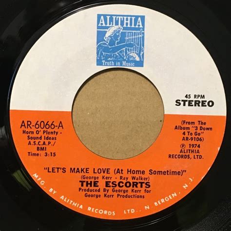 The Escorts ♪ Lets Make Love At Home Sometime ♪ Apple Knocker