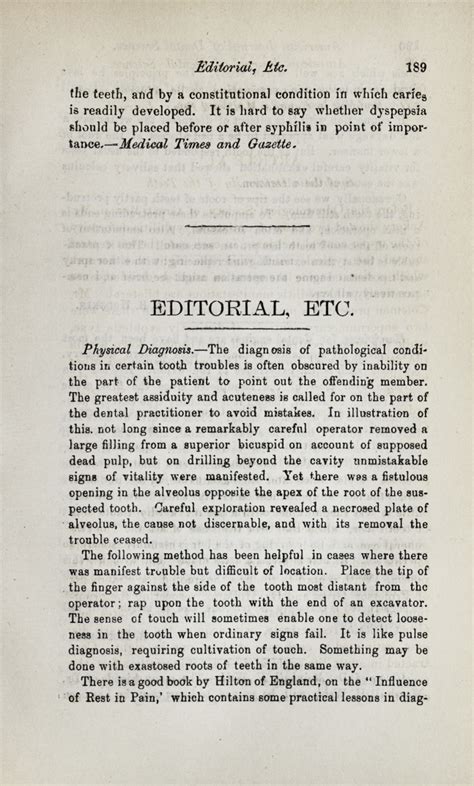 Syphilitic Deformity Of The Teeth Pmc