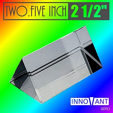 Buy INNOVANT 2 5 Inch Triangular Optical Acrylic Glass Crystal Prism