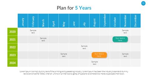 Gantt Chart PowerPoint Template Presentation Templates GraphicRiver