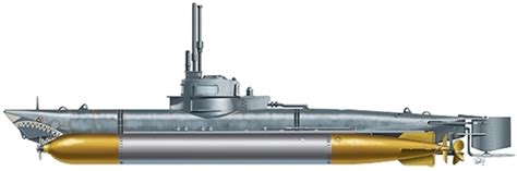 German Biber Midget Submarine Italeri 5609