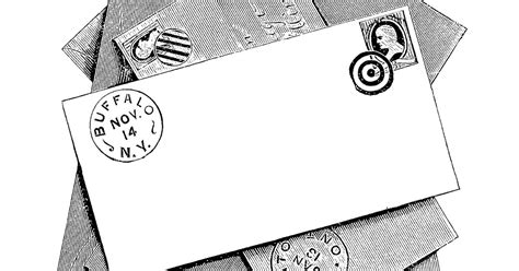 Digital Stamp Design Free Frame Digital Stamps Vintage Envelop And