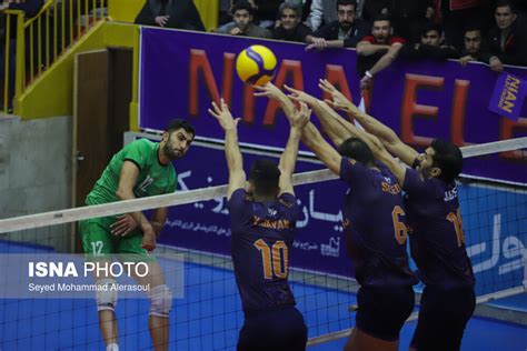شکست صدرنشین والیبال در سنندج بهروز عطایی کارت زرد گرفت ایسنا
