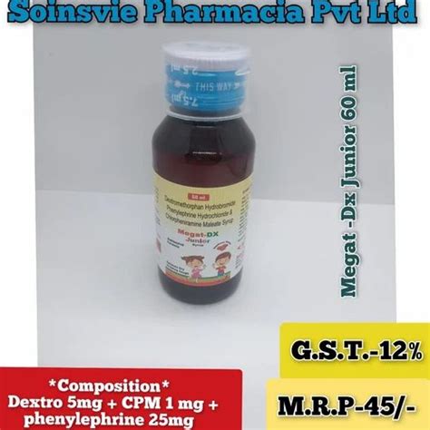 Dextromethorphan Hydrobromide Syrup Packaging Size 60 Ml At ₹ 45