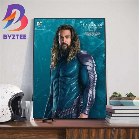 Jason Momoa In Aquaman And The Lost Kingdom Wall Decor Poster Canvas