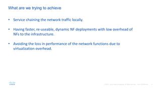 Optimising Nfv Service Chains On Open Stack Using Docker PPT