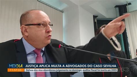 Advogados De Dois Acusados De Matar Auditor Fiscal São Multados Em 100