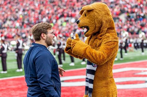 Penn States Nittany Lion And Mic Man Join Forces To Raise 7000 More