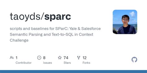 GitHub Taoyds Sparc Scripts And Baselines For SParC Yale