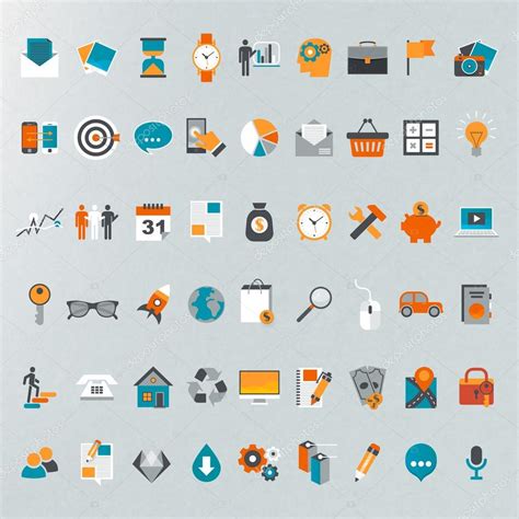 Set Of Flat Design Concept Icons Stock Vector By Vikasuperstar 42908841